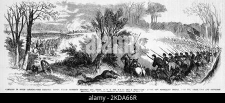 The Civil War. Charleston, South Carolina. Ruins of North Eastern ...