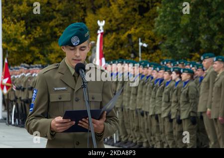 An official conferment navy Air Force military parade with secretary of ...