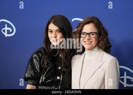 Sofia Black-D'Elia attends the Disney 2022 Upfront presentation at ...