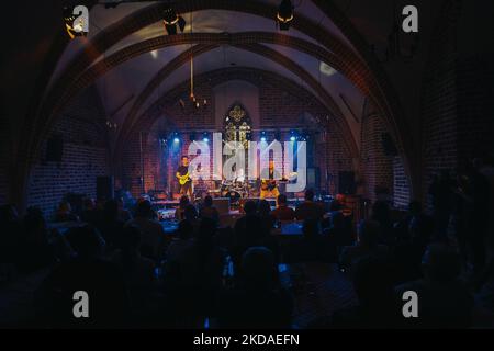 Neil Zaza performs on May 18, 2022 at the Witrazowa Hall in the ...