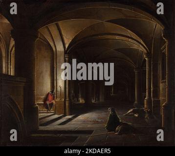 'The Liberation of St. Peter' by Hendrik van Steenwijck II Stock Photo ...