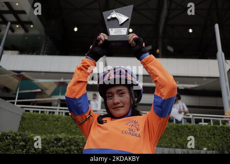 Second Women's Jockeys Race at the Hipódromo de Las Américas in Mexico ...