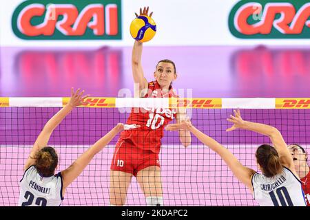 Mira Todorova (Bulgaria) during the Volleyball Test Match Test Match ...