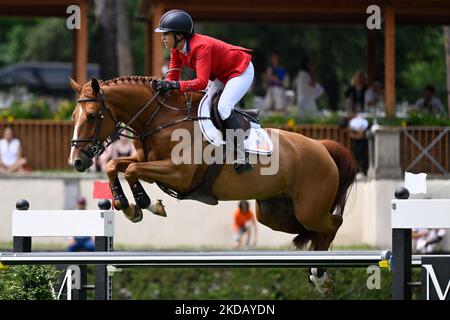 Laura Kraut (USA) during Race 2 of the 89th CSIO Rome 2022 at Piazza di ...