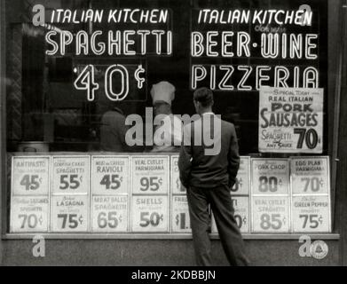 Italian Kitchen Storefront, New York City, New York, USA, Angelo ...
