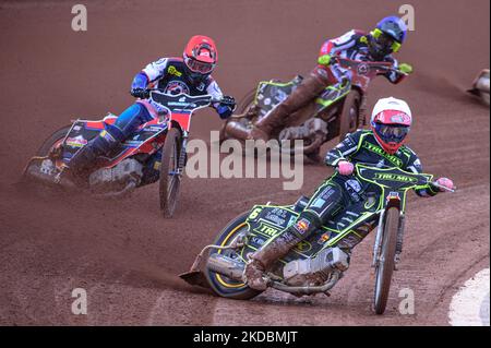 Belle Vue Aces' Zach Cook in action during the Rowe Motor Oil ...