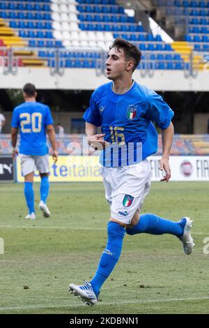Aldo Florenzi of Italy U20 in action during the International Friendly ...