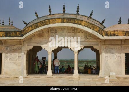Akbari Mahal, Agra Fort, Agra, Uttar Pradesh, North India Stock Photo ...