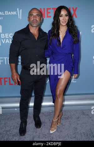Joe Gorga and Melissa Gorga attends the 2022 MTV VMAs at Prudential ...
