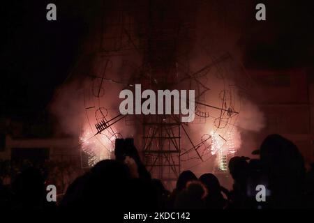 Residents of San Francisco Culhuacán, Mexico City, participate in the ...