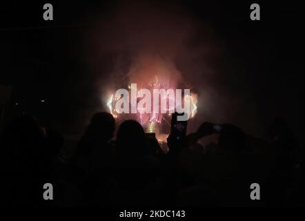 Residents of San Francisco Culhuacán, Mexico City, participate in the ...