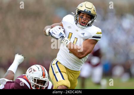 Blacksburg, Virginia, USA. 5th Nov, 2022. Georgia Tech Yellow Jackets ...