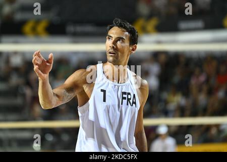 Youssef Krou (FRA) during the Beach Volleyball World Championships ...