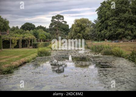 A river flowing near the Hever Castle in Hever village, UK Stock Photo ...