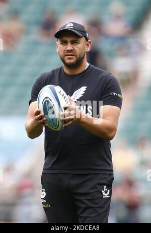Saracens head coach Joe Shaw ahead of the Investec Champions Cup match ...