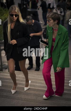 Street Style Moscow Fashion Week 26 June 2022, Moscow, Russia (Photo by ...