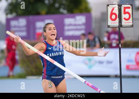 Carabinieri's asthlete Roberta Bruni during the Italian absolute ...