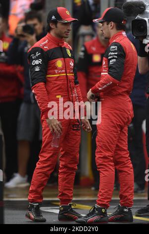 MONACO - Charles Leclerc (Ferrari) after qualifying for the Monaco ...