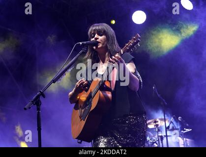 Carmen Consoli in concert. The Sicilian singer performs in front of ...