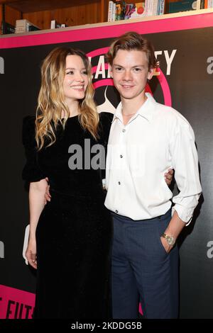 Talulah Riley and Thomas Brodie-Sangster attend the Send Help UK ...