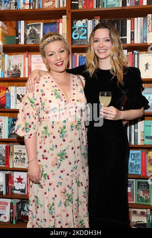 Natalie Rushdie and Talulah Riley attend "The Quickening" book launch ...