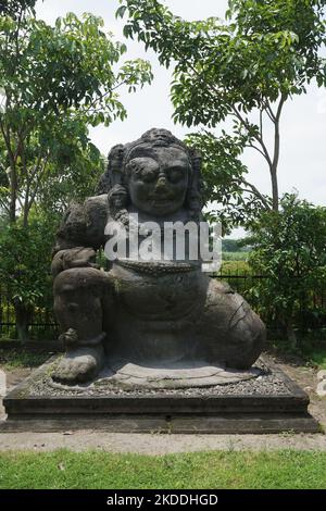 Totok Kerot statue in Kediri. This statue is a 3m tall inscription in ...
