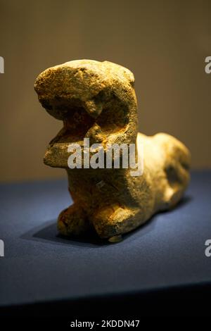 Ancient Chinese clay animal figurines Stock Photo - Alamy