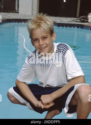 Laguna Beach CA Apr 1999: Aaron Carter private shoot at home in 1999 ...