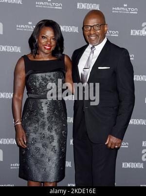Viola Davis arriving at the 2022 Hamilton Behind The Camera Awards held ...