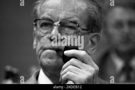 Election Party Congress of the SPD on 09.06.1980 in Essen. Friedhelm ...