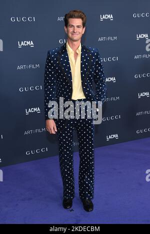Andrew Garfield arriving to the 2022 LACMA Art + Film Gala held at ...