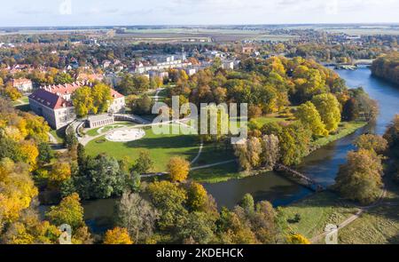 Żagań , Sagan castle and park, Poland Stock Photo - Alamy