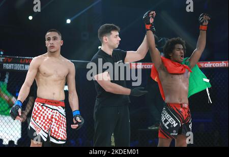 Leandro Gomes of Portugal fight against Fran Luka Djuric of Croatia ...