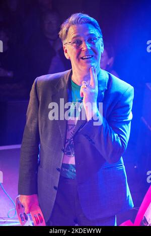 Gary Daly of China Crisis performing at The Acapela Studios in Pentyrch ...