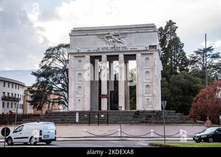 The Victory Monument (Monumento alla Vittoria) built during the fascist ...