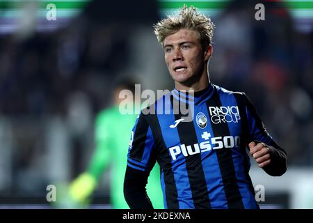 Rasmus Hojlund of SSC Napoli looks on during the UEFA Champions League ...