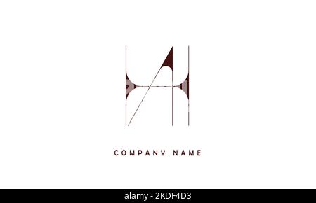 AH, HA Abstract Letters Logo Monogram Stock Vector Image & Art - Alamy