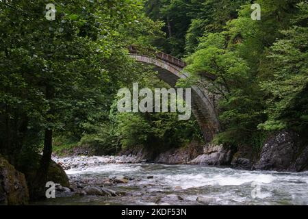 Historical Mikron Bridge - Rize - TURKEY Stock Photo - Alamy