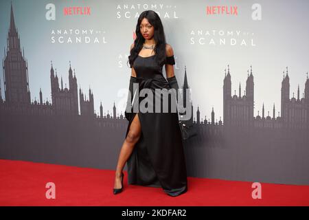 Yasmin Benoit attends the World premiere of 'Anatomy of a Scandal' at ...