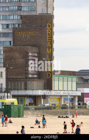 Dreamland (art deco architecture) and Arlington House (brutalist ...