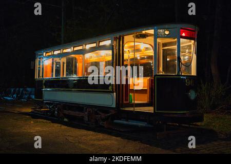 Hull 96 Tram at Heaton Park Tramway, Manchester, UK Stock Photo - Alamy
