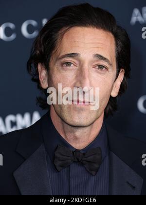 Adrien Brody arrives at the 2022 LACMA Art + Film Gala held at LACMA in ...