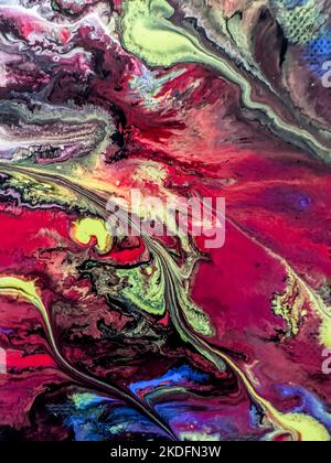 Beautiful oily painting with mixed colors - perfect for background or ...