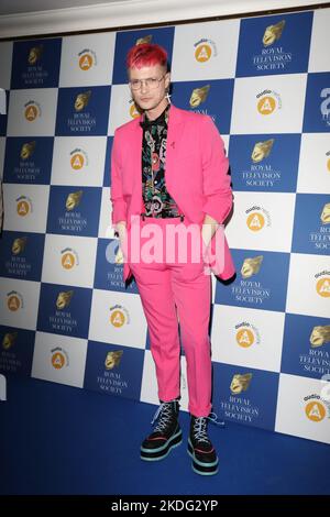 Nathaniel Hall attends Royal Television Society Programme Awards at ...