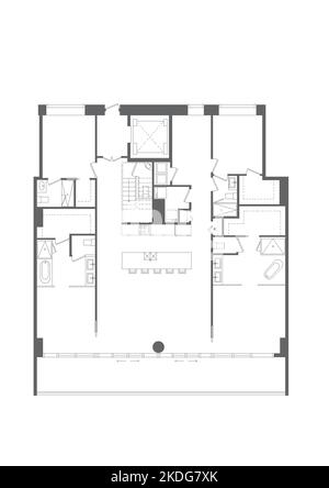 2d floor plan. Black white floor plan. Floor plan. Home space. Plan for ...