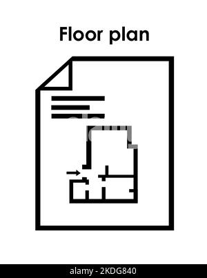 2d floor plan. Black white floor plan. Floor plan. Home space. Plan for ...