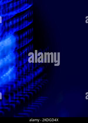 Futuristic global connection concept bokeh abstract blurred background ...