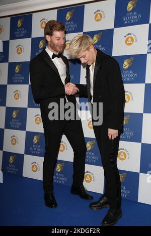 Joe Hampson and Mae Martin attend Royal Television Society Programme ...