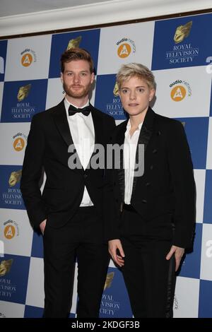 Joe Hampson and Mae Martin attend Royal Television Society Programme ...