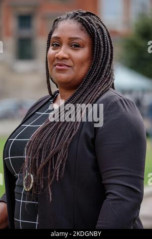 Bell Ribeiro-Addy MP for Streatham at Kirkstall Gardens, Streatham Hill ...